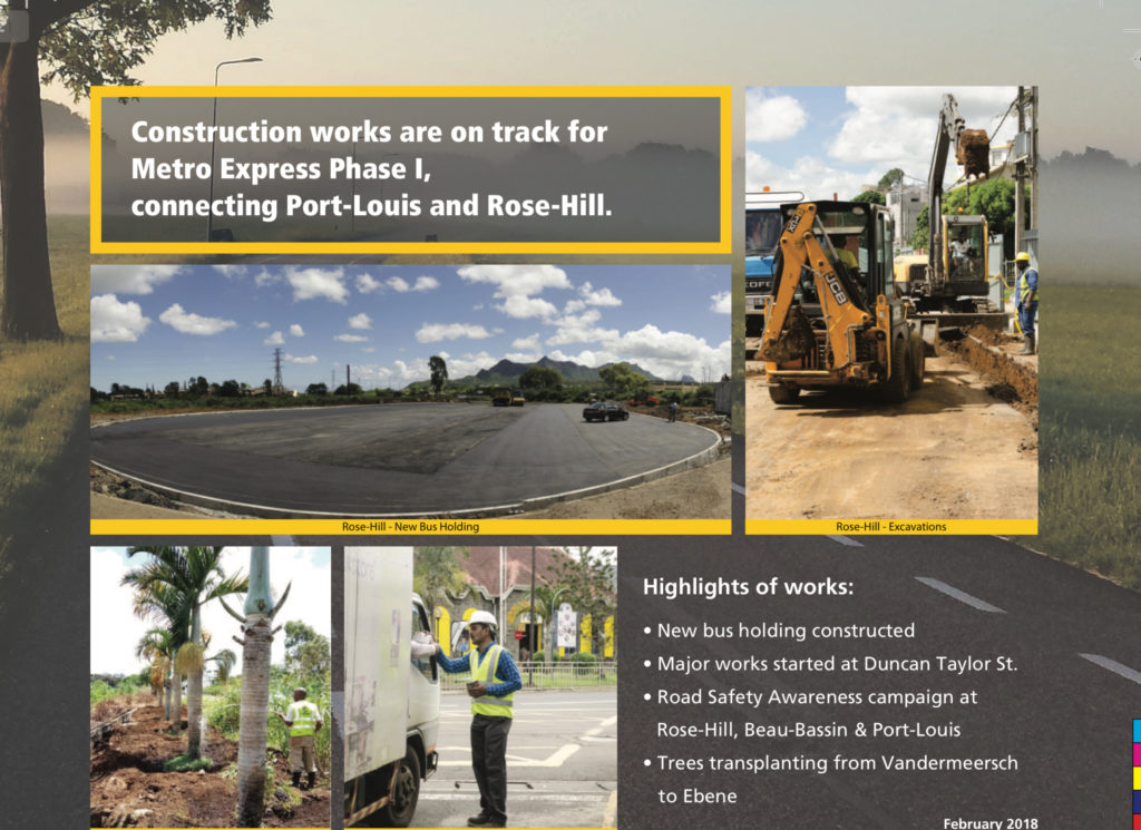 Construction works are on track for Metro Express Phase 1 - Metro ...