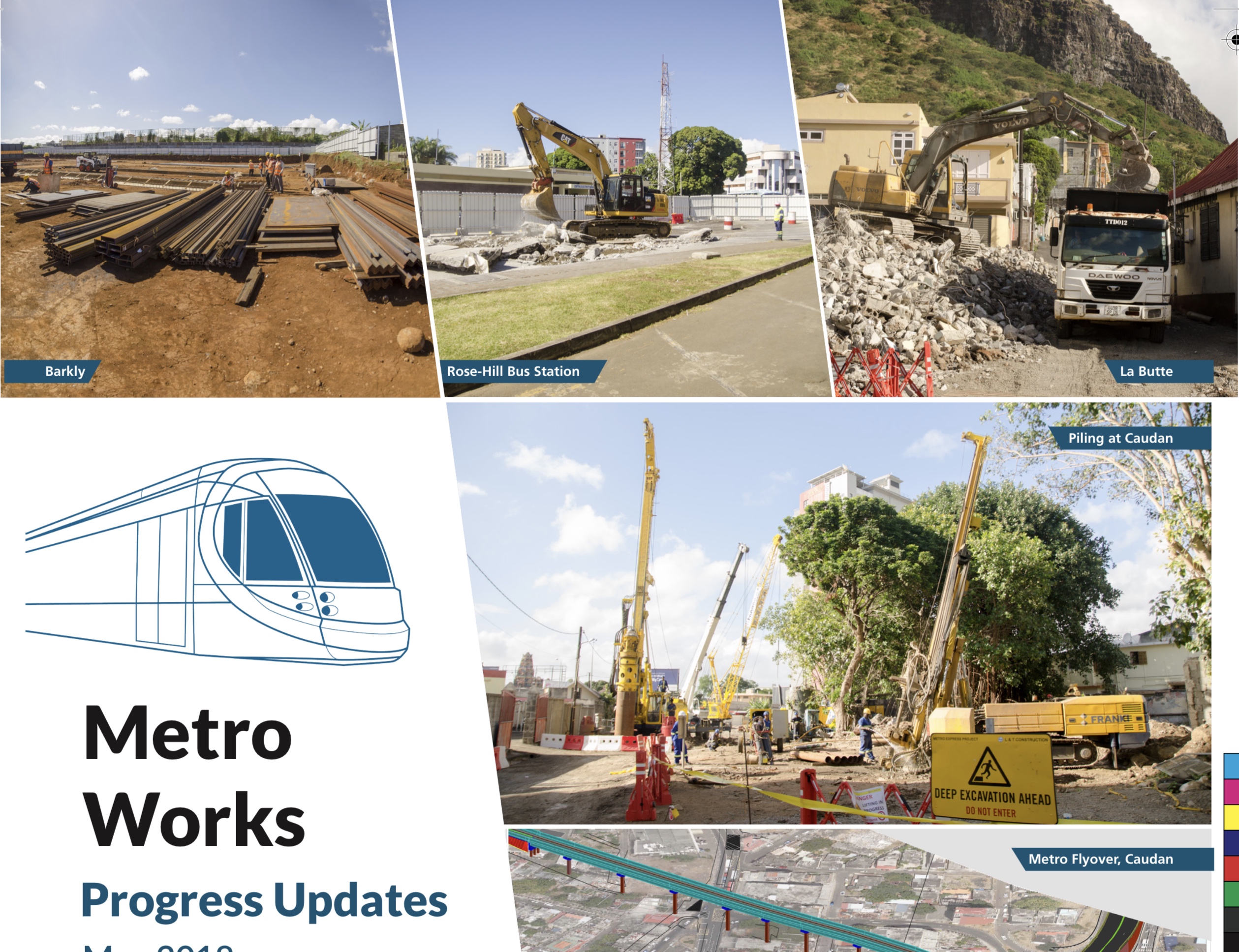 Metro Works Progress Updates - May 2018 - Metro Express Mauritius