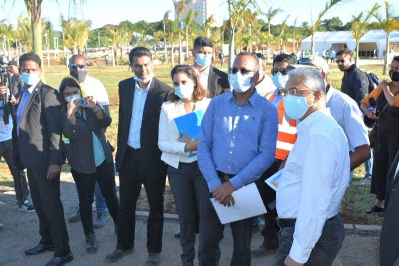 The site visit of the upcoming premier Ebene Recreational Park - Metro ...