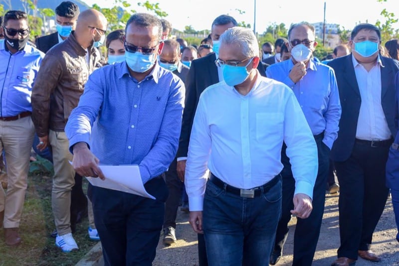 The site visit of the upcoming premier Ebene Recreational Park - Metro ...