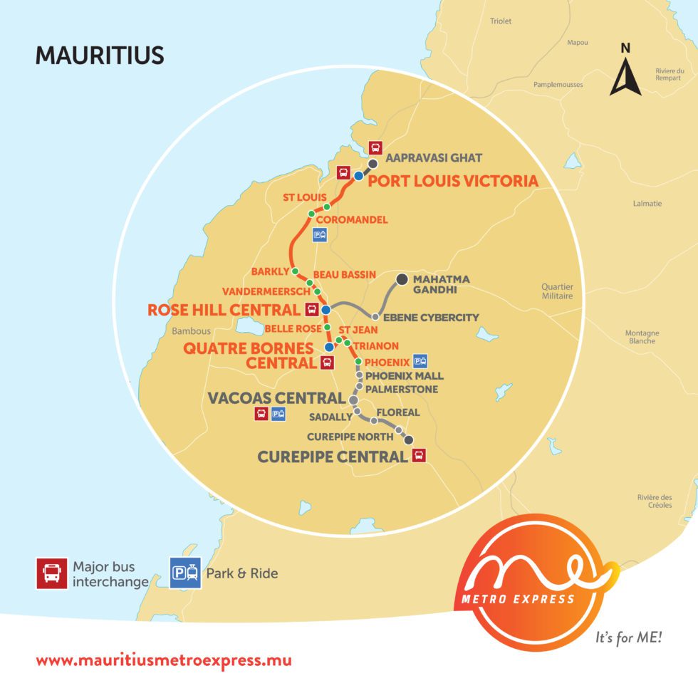 Metro Express Light Rail Transit (LRT) System in Mauritius
